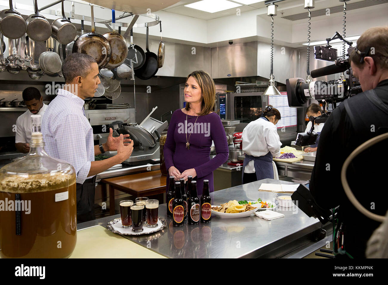 President Barack Obama participates in a live NBC interview in the ...