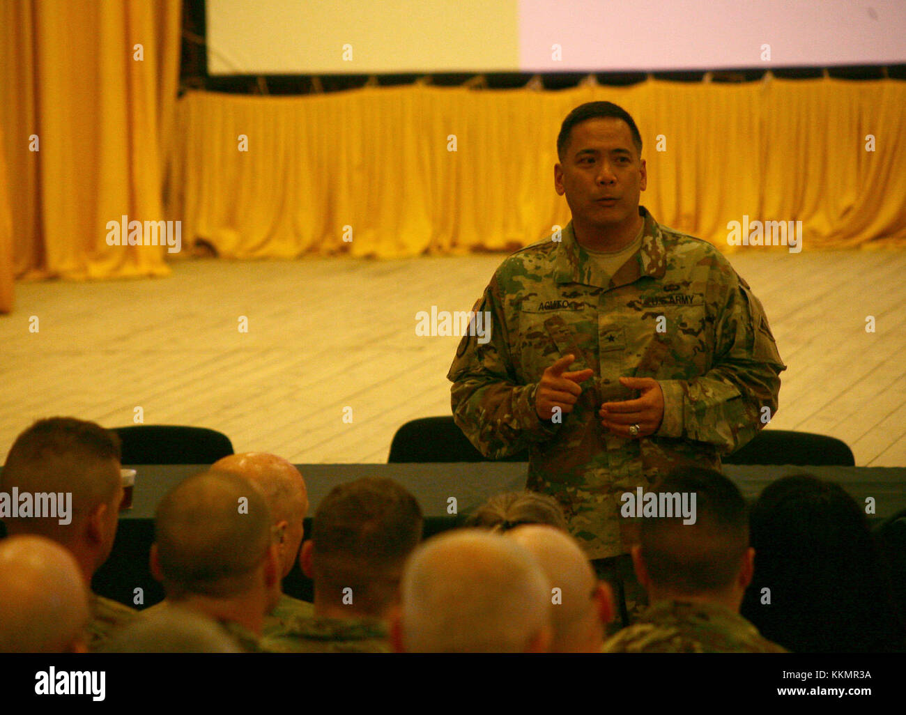Yavoriv, Ukraine – Brig. Gen. Tony Aguto, the 7th Army Training Command ...