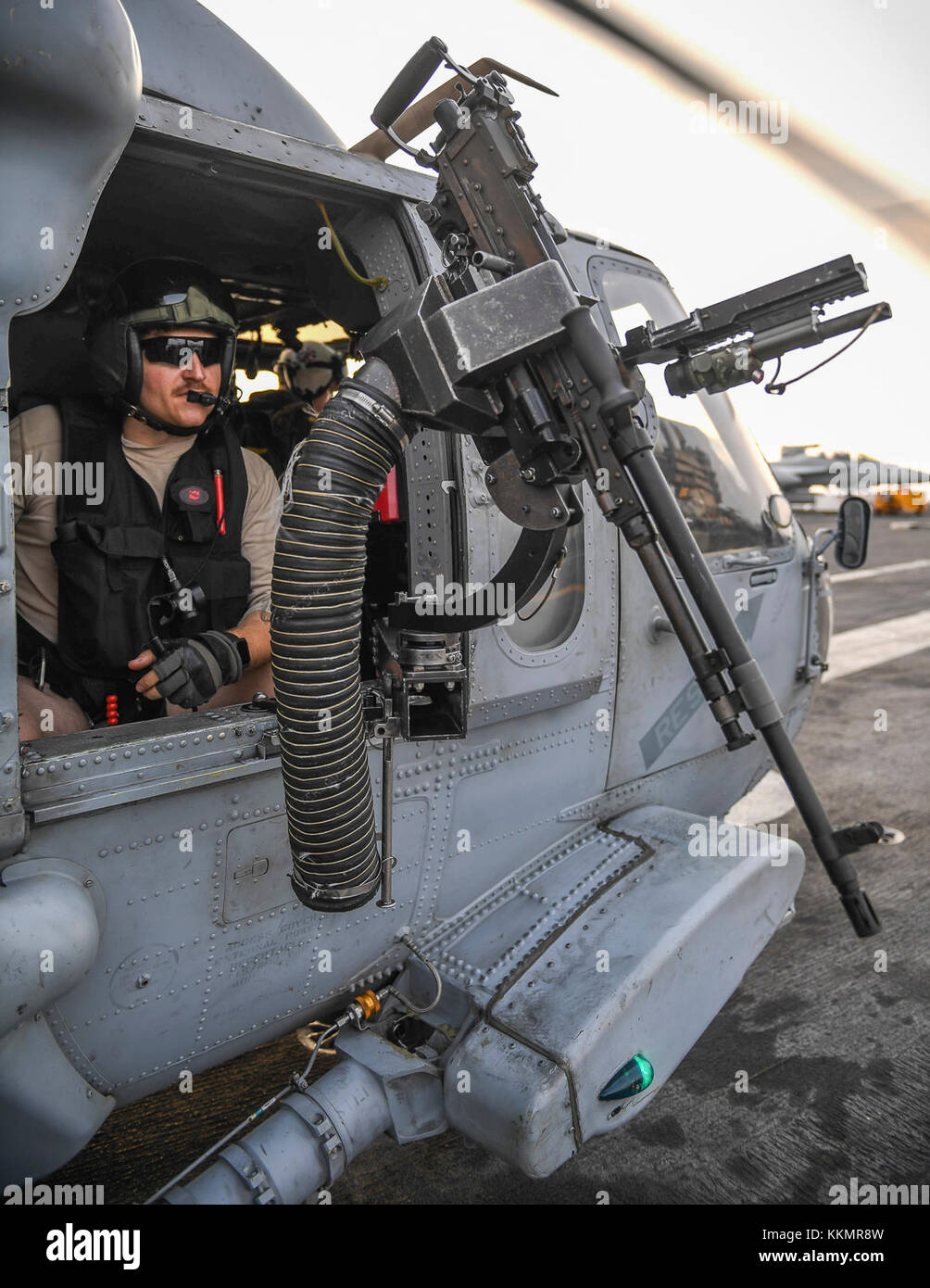 INDIAN OCEAN (Nov. 24, 2017) Naval Air Crewman (Helicopter) 2nd Class ...