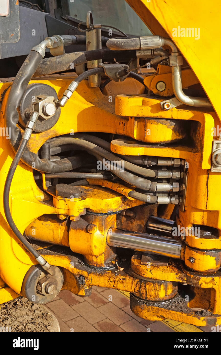 Part of a hydraulic machinery Stock Photo - Alamy