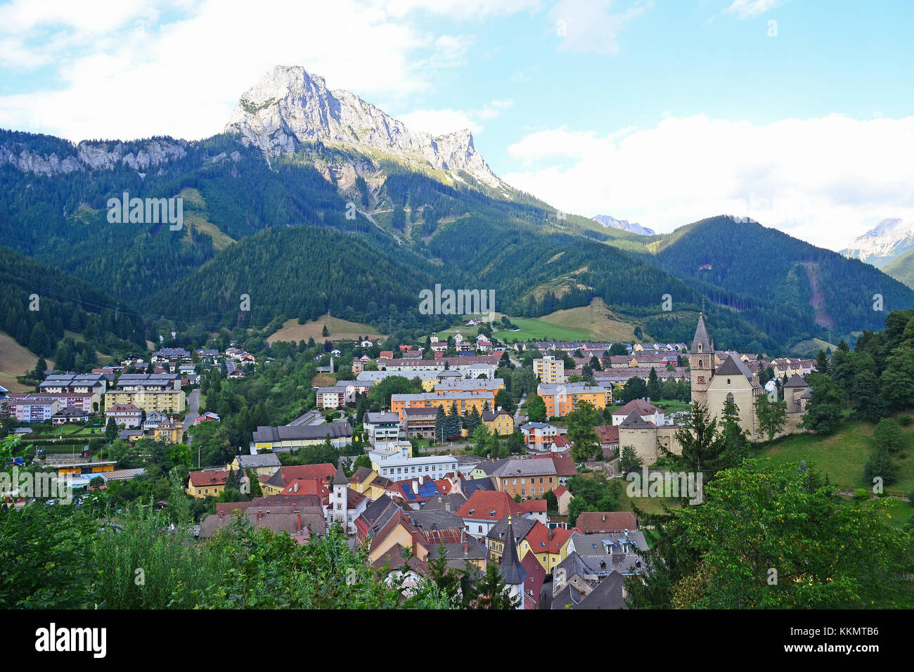 View of Kainach city, Austria Stock Photo - Alamy