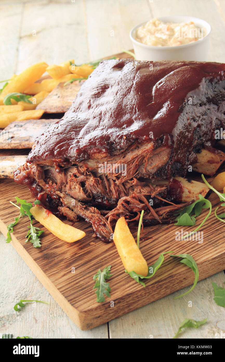Beef rib platter hi-res stock photography and images - Alamy