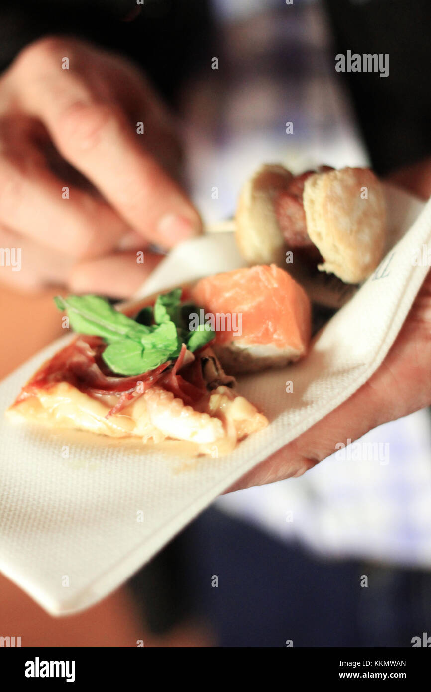 Canape selection hi-res stock photography and images - Alamy