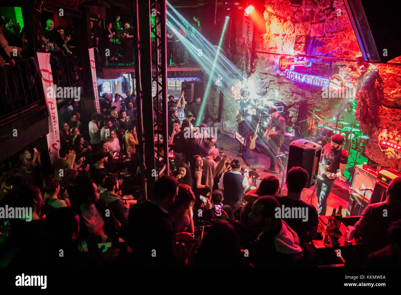 Antalya, Turkey - March 31,2017: Turkish band Pilli Bebek, performs ...