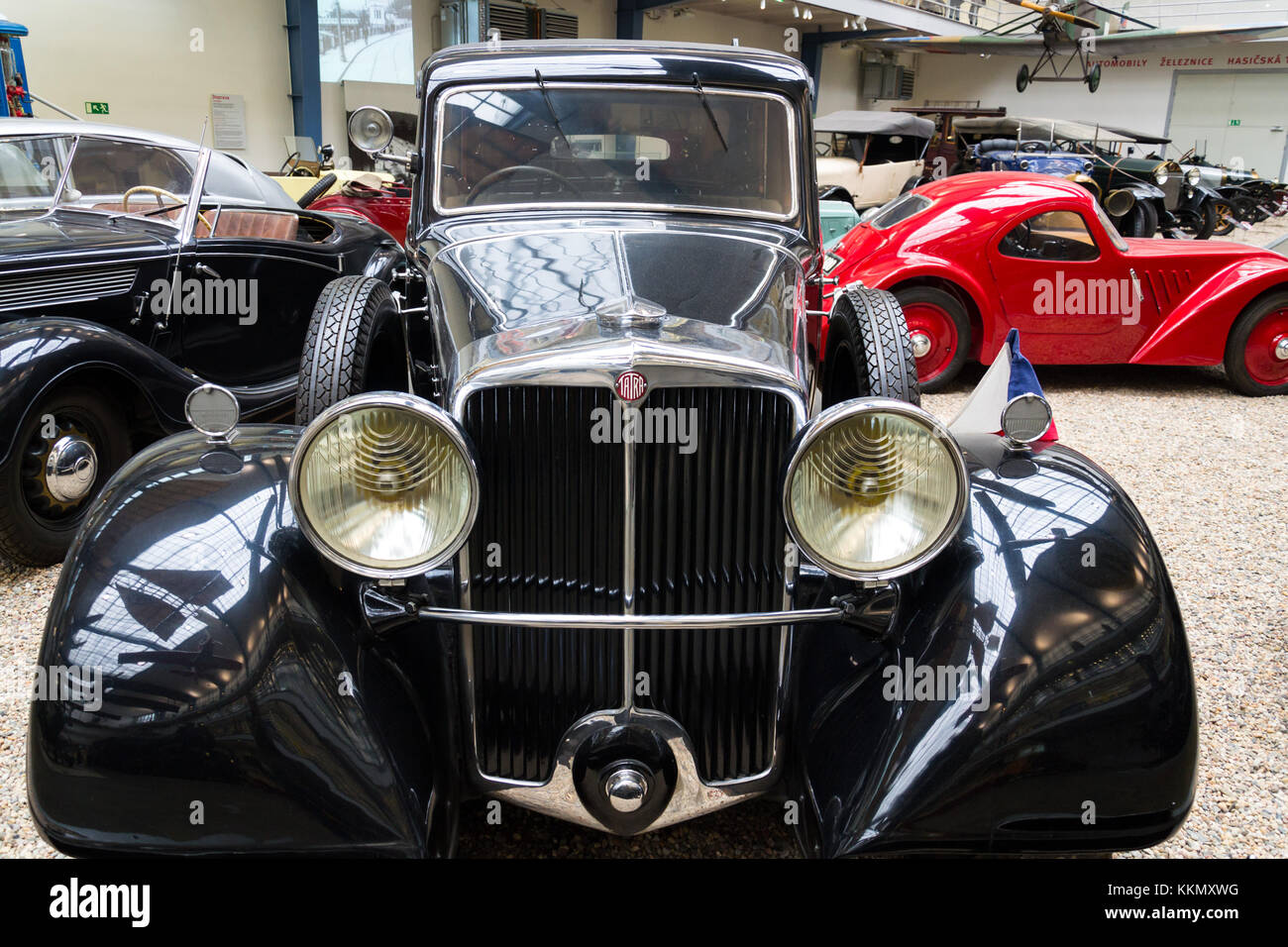 PRAGUE, CZECH REPUBLIC - NOVEMBER 10: Car Tatra 80 from year 1935 ...