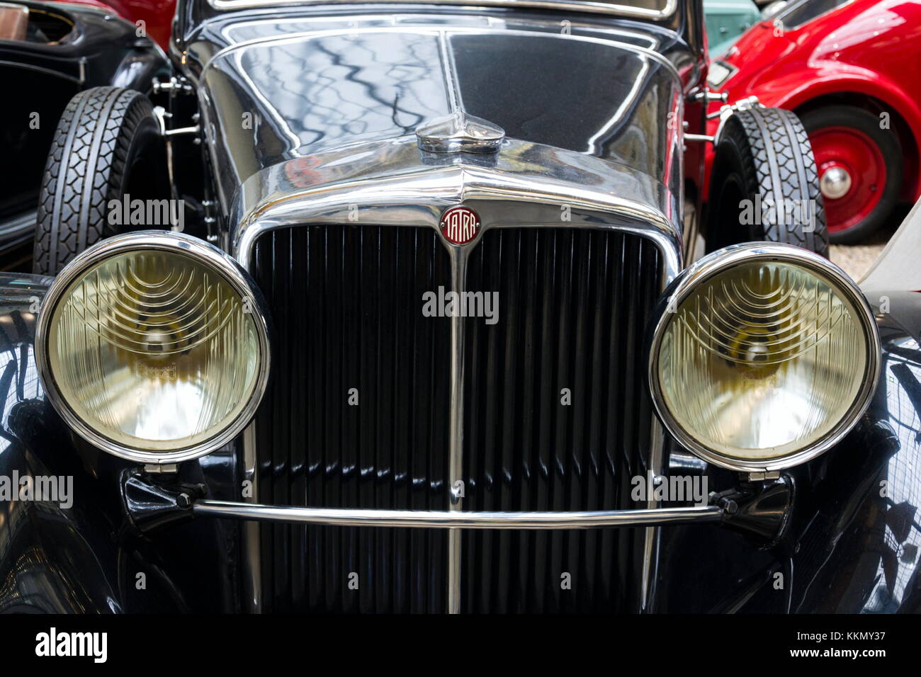 PRAGUE, CZECH REPUBLIC - NOVEMBER 10: Car Tatra 80 from year 1935 ...