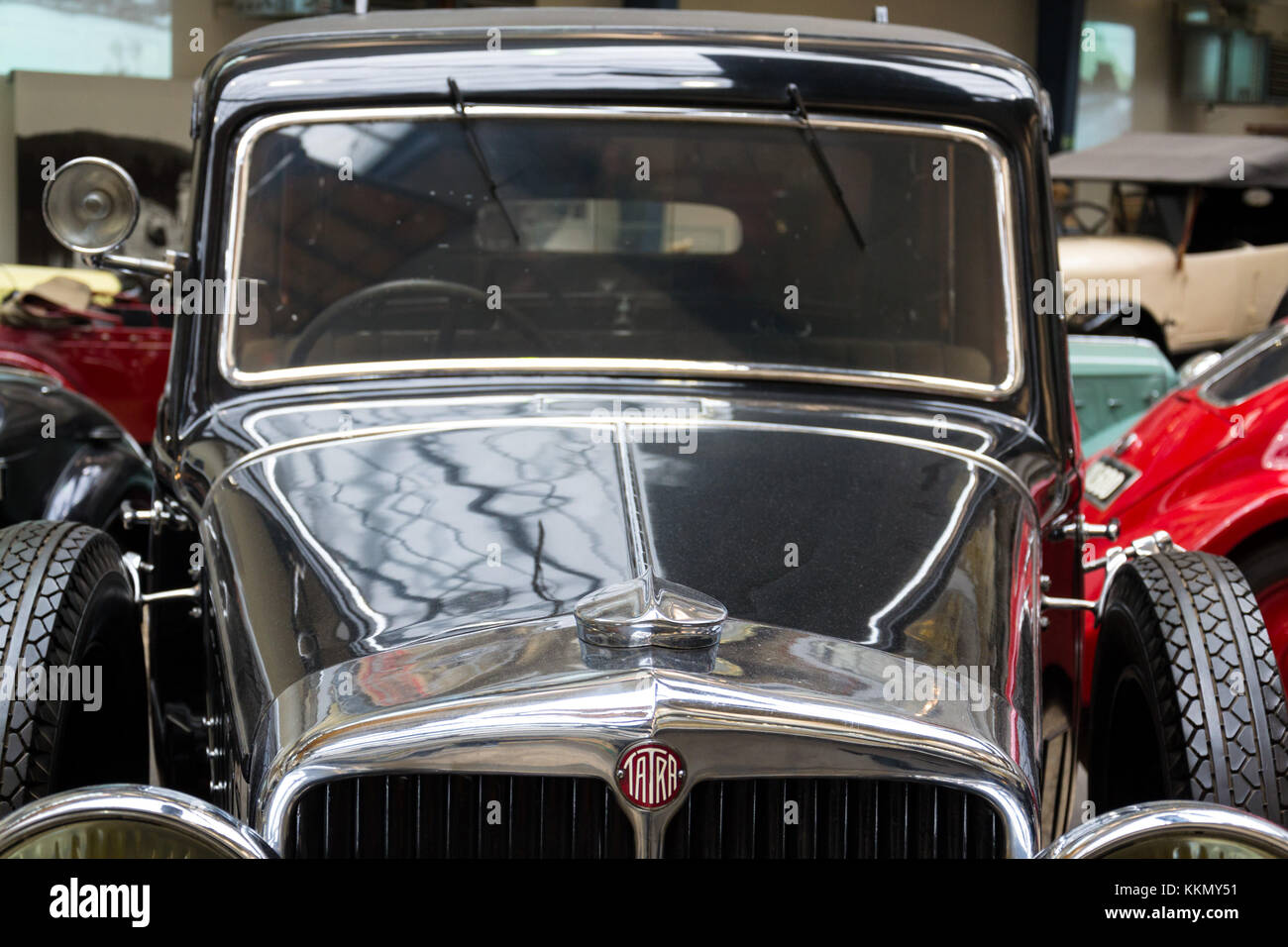 PRAGUE, CZECH REPUBLIC - NOVEMBER 10: Car Tatra 80 from year 1935 ...
