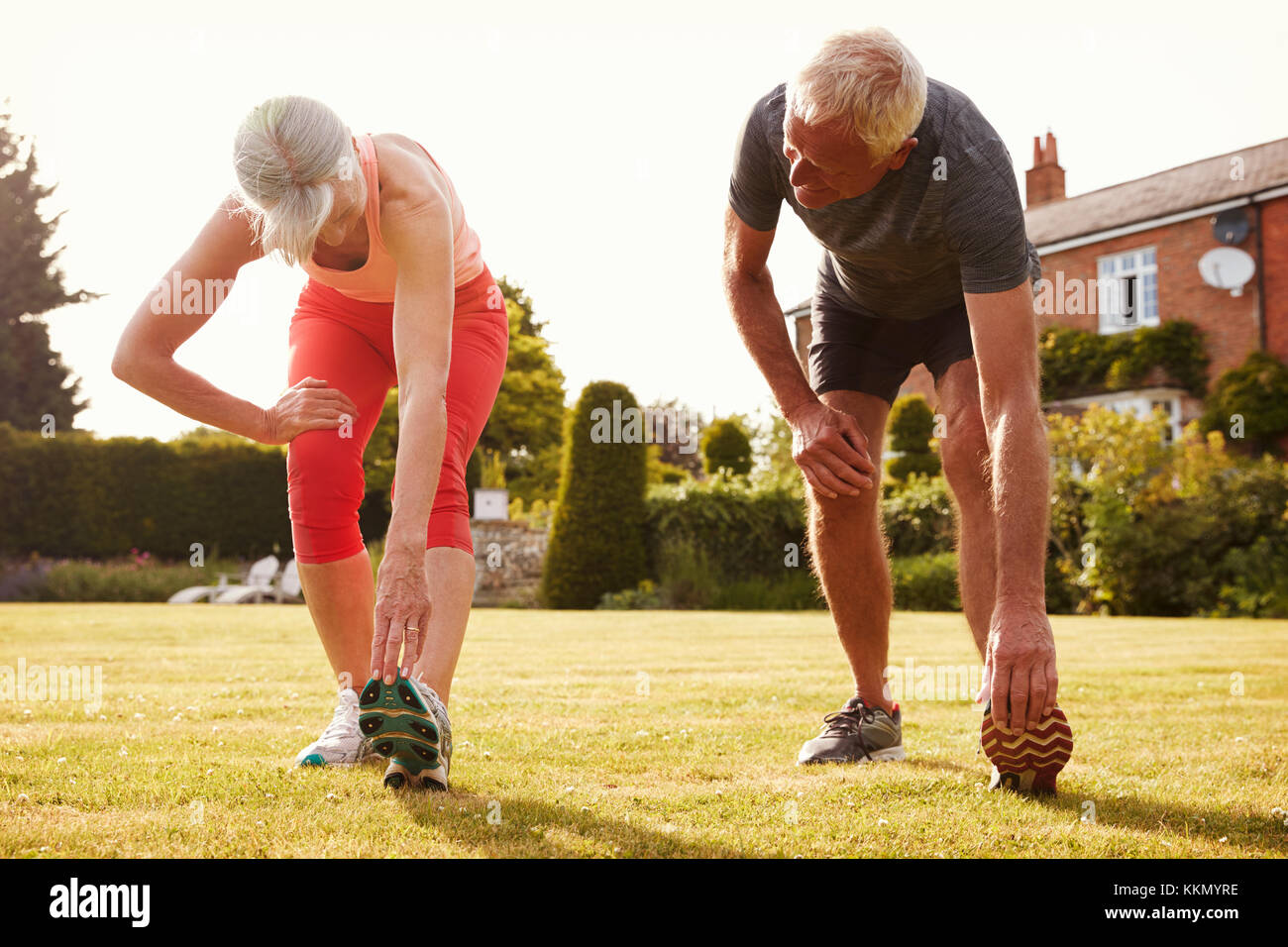 Warming up together hi-res stock photography and images - Alamy