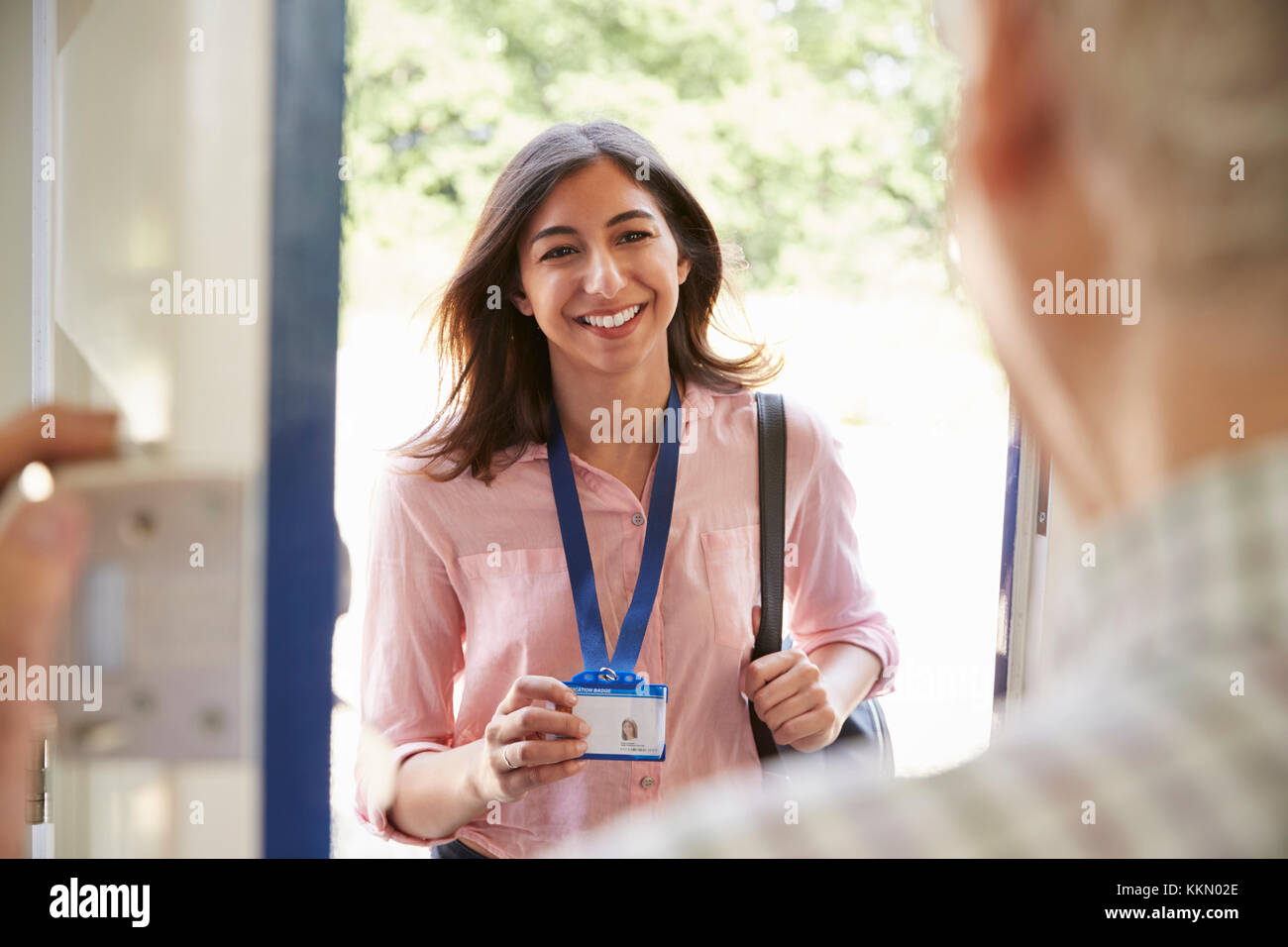 Man with id card hi-res stock photography and images - Alamy