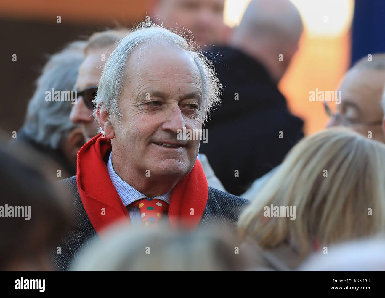 Neil Hamilton arrives at the funeral of former Welsh Government ...