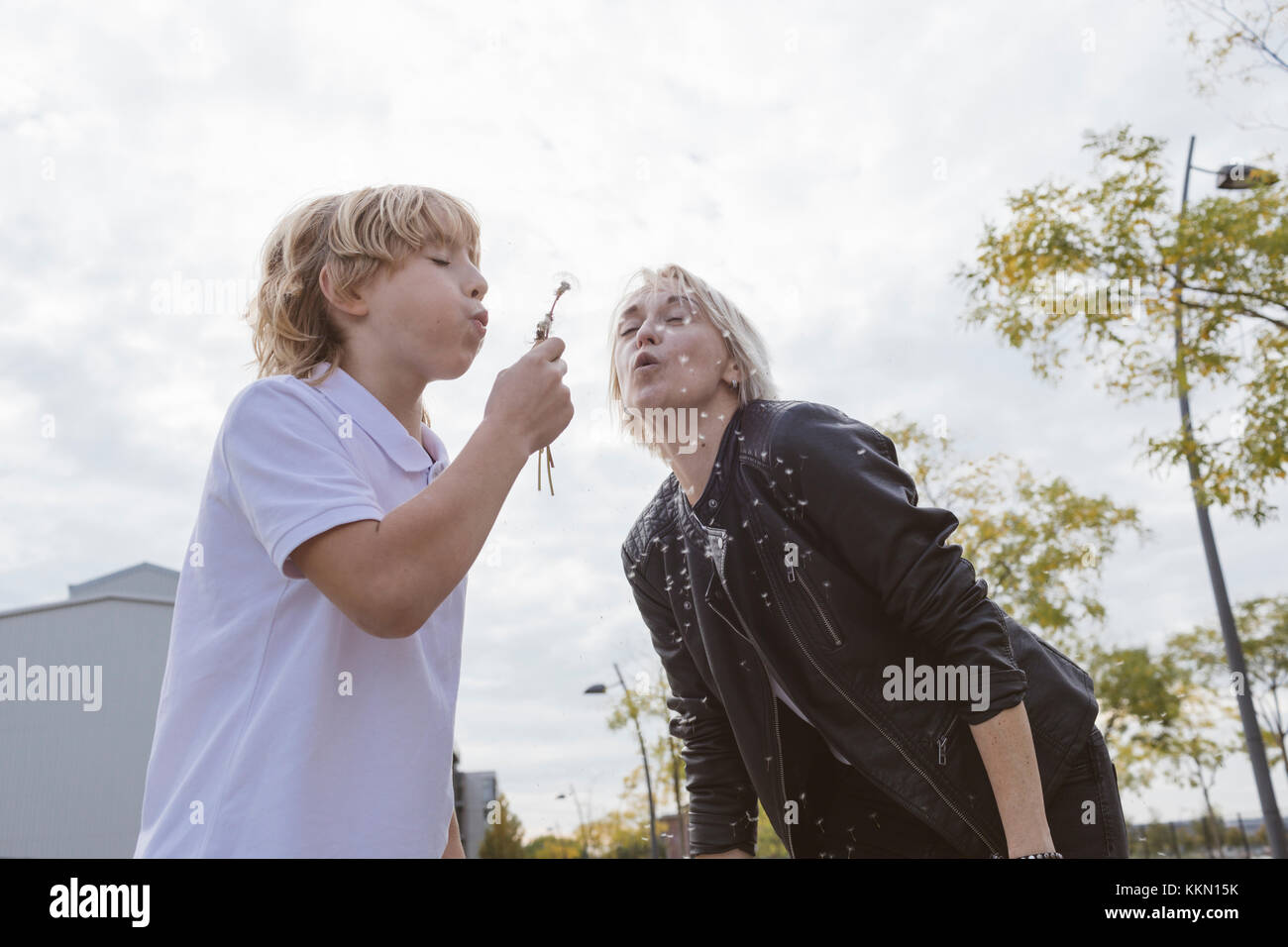 Connection people in urban landscape Stock Photo - Alamy