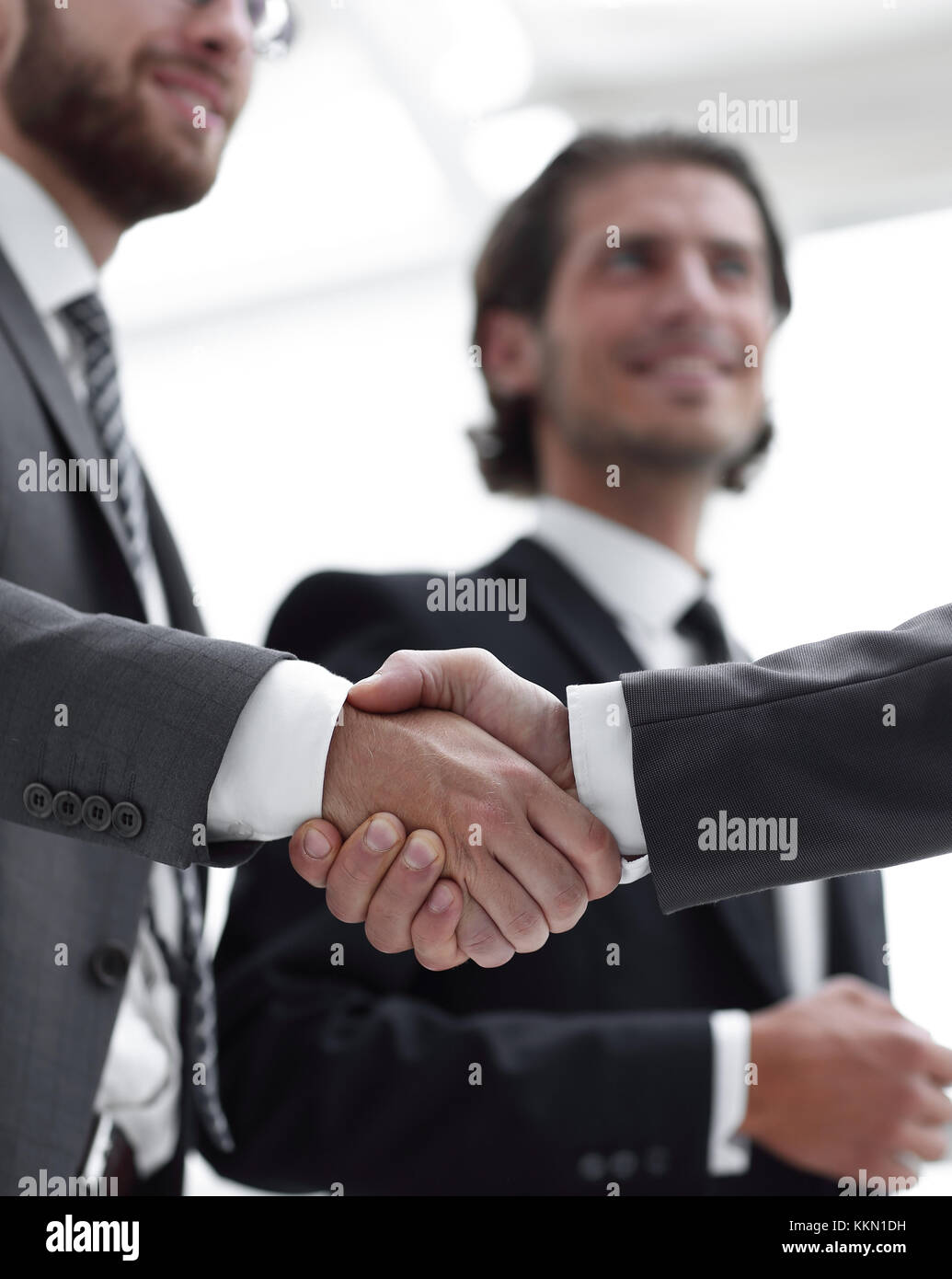 closeup.handshake of business people Stock Photo - Alamy