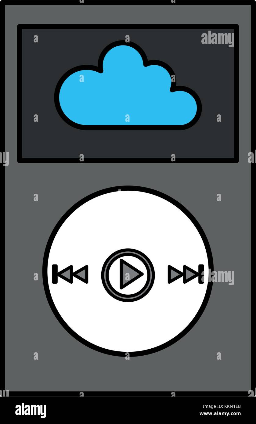 mp3 player music device vector illustration design Stock Vector Image ...