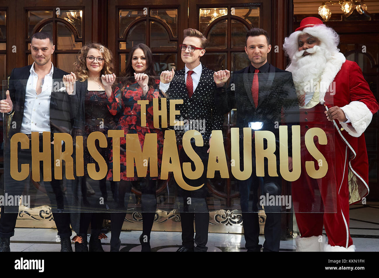 Harry Judd, Matt Willis, his wife Giovanna Fletcher and his sister ...