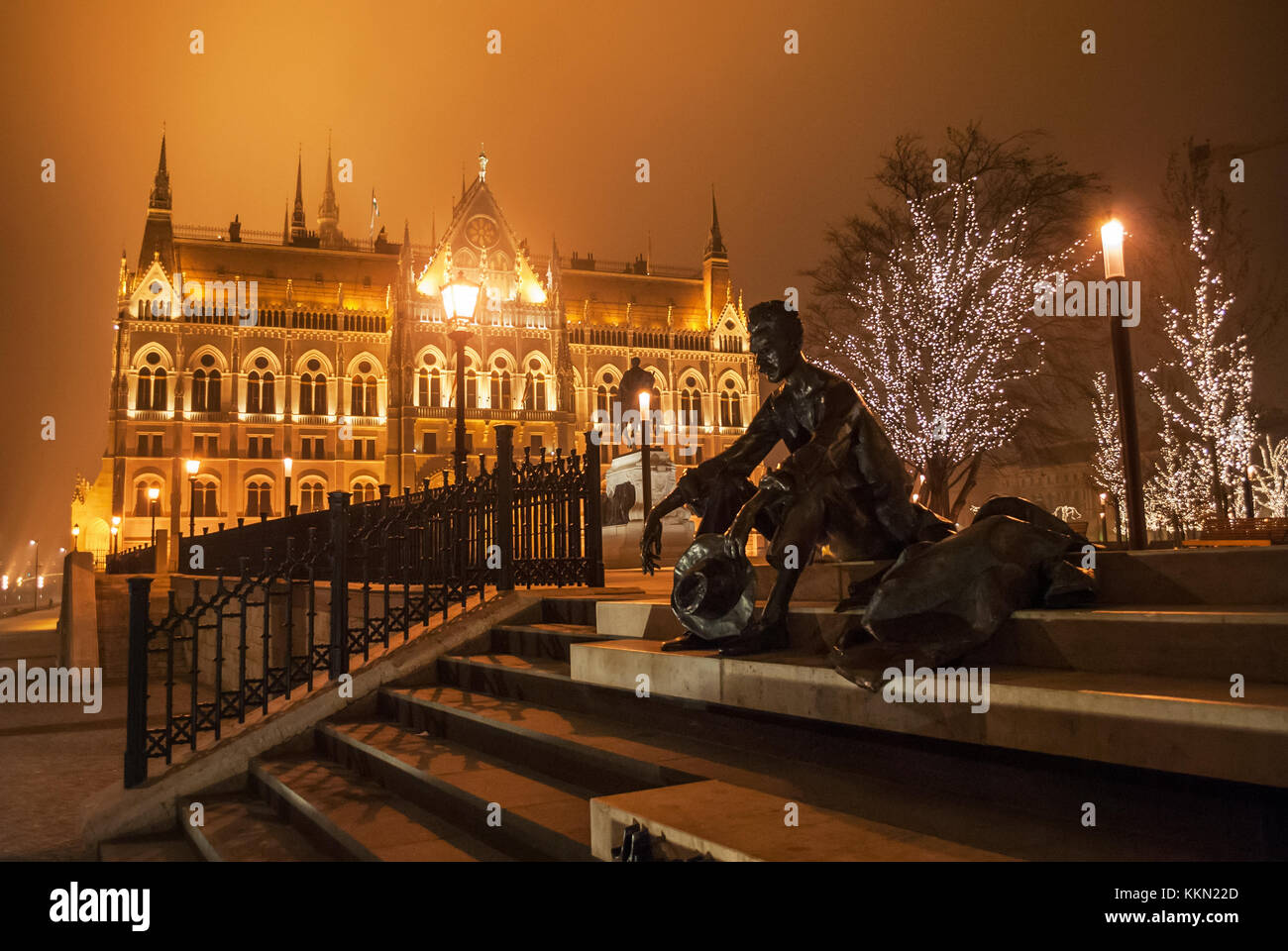 Budapest, Hungary - January 01, 2017: Monuments celebrities in Budapest ...