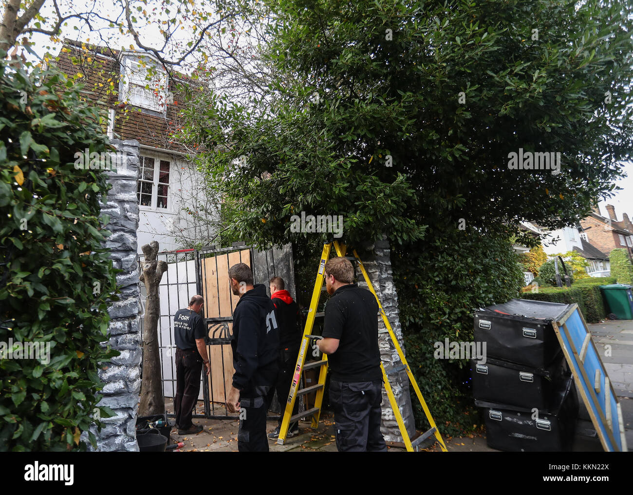 Contractors are well under way transforming the London home of Jonathan ...