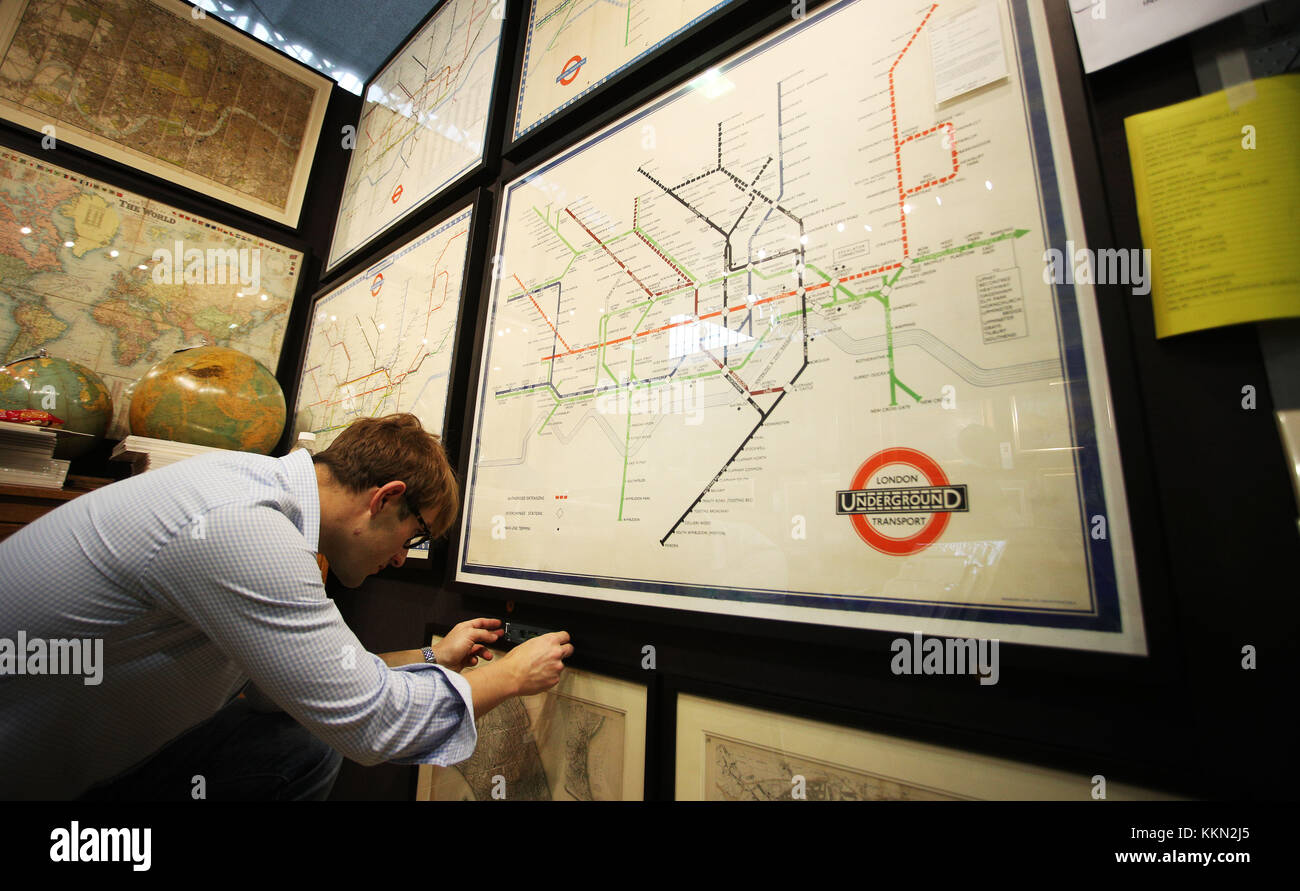 The Diagram of Lines - Harry C Beck - £23,500 At the preview of the ...