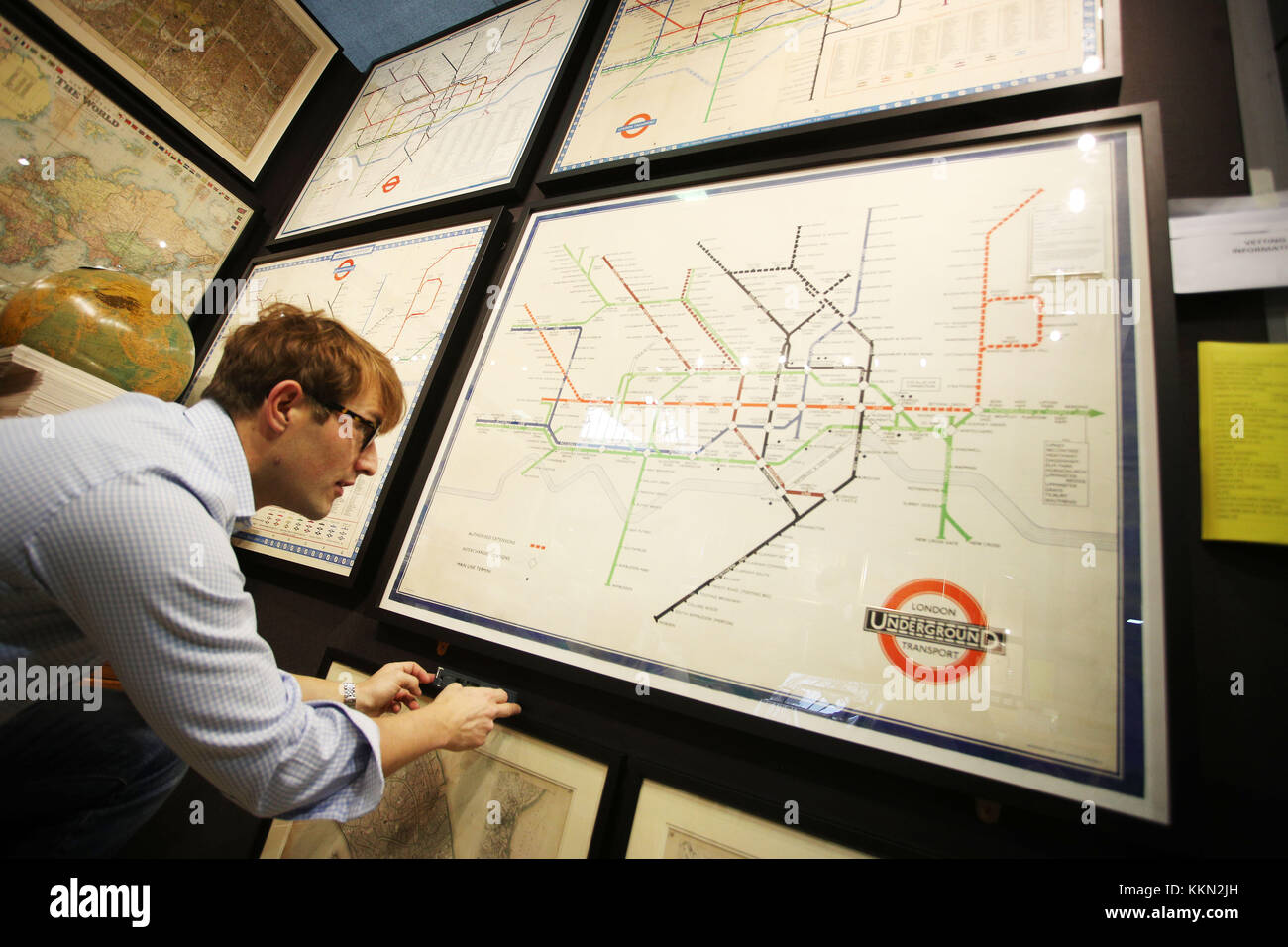 The Diagram of Lines - Harry C Beck - £23,500 At the preview of the ...