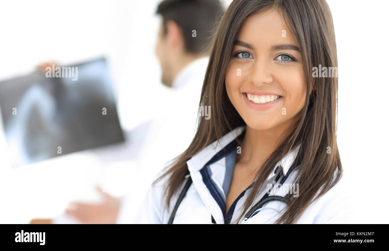 closeup.successful woman doctor Stock Photo - Alamy