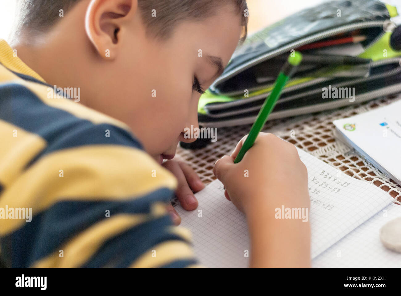 Students are ready for school Stock Photo - Alamy