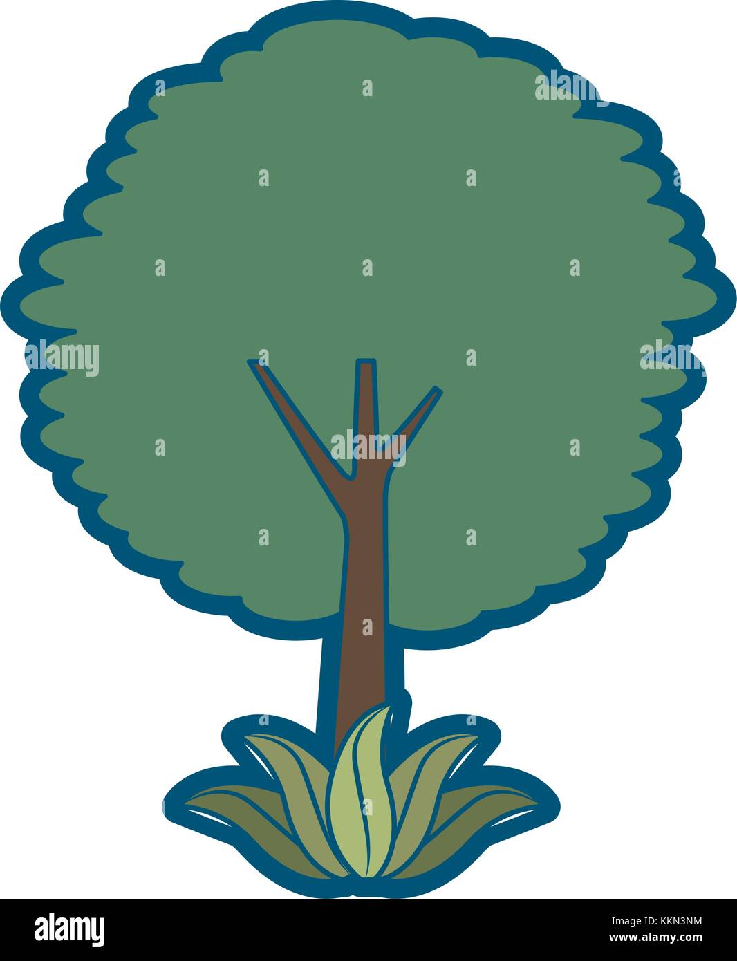 Individual leaves Stock Vector Images - Alamy