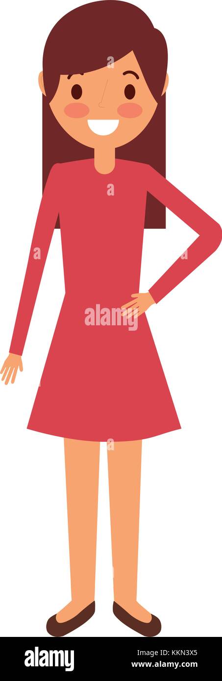 Animated Girl Standing