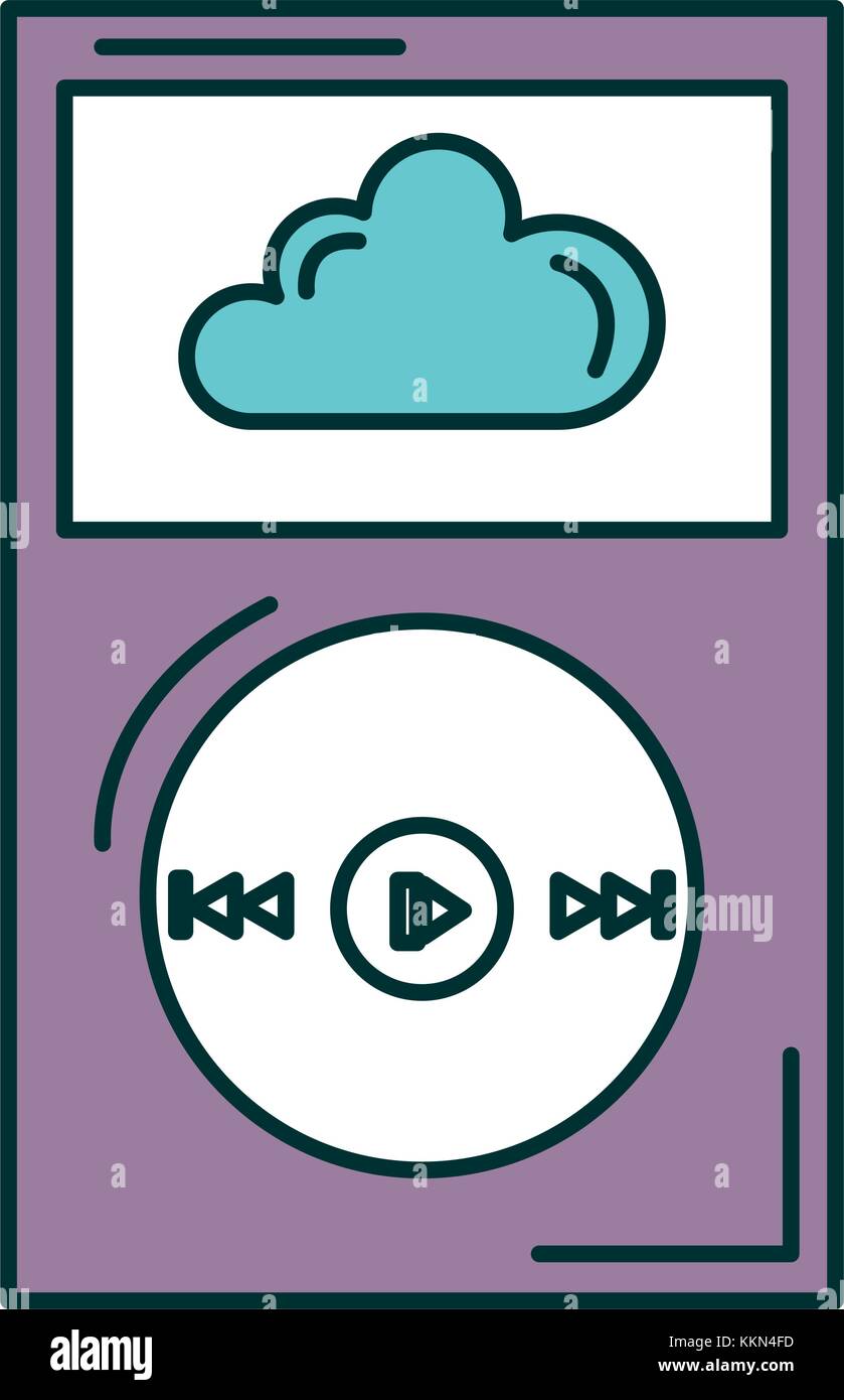 mp3 player music device vector illustration design Stock Vector Image ...