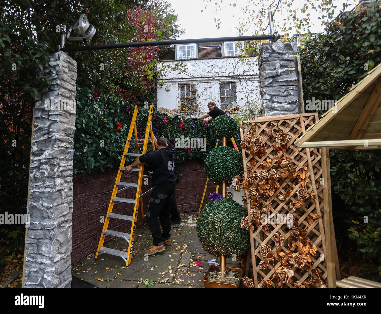 Contractors are well under way transforming the London home of Jonathan ...