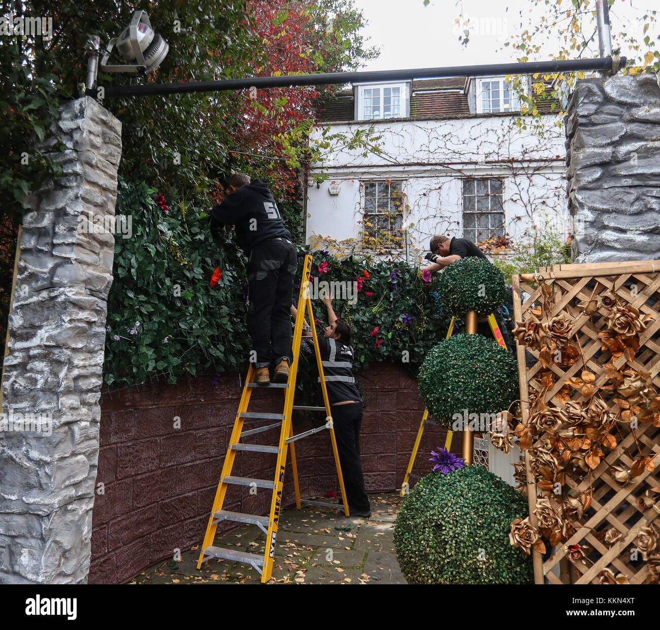 Contractors are well under way transforming the London home of Jonathan ...