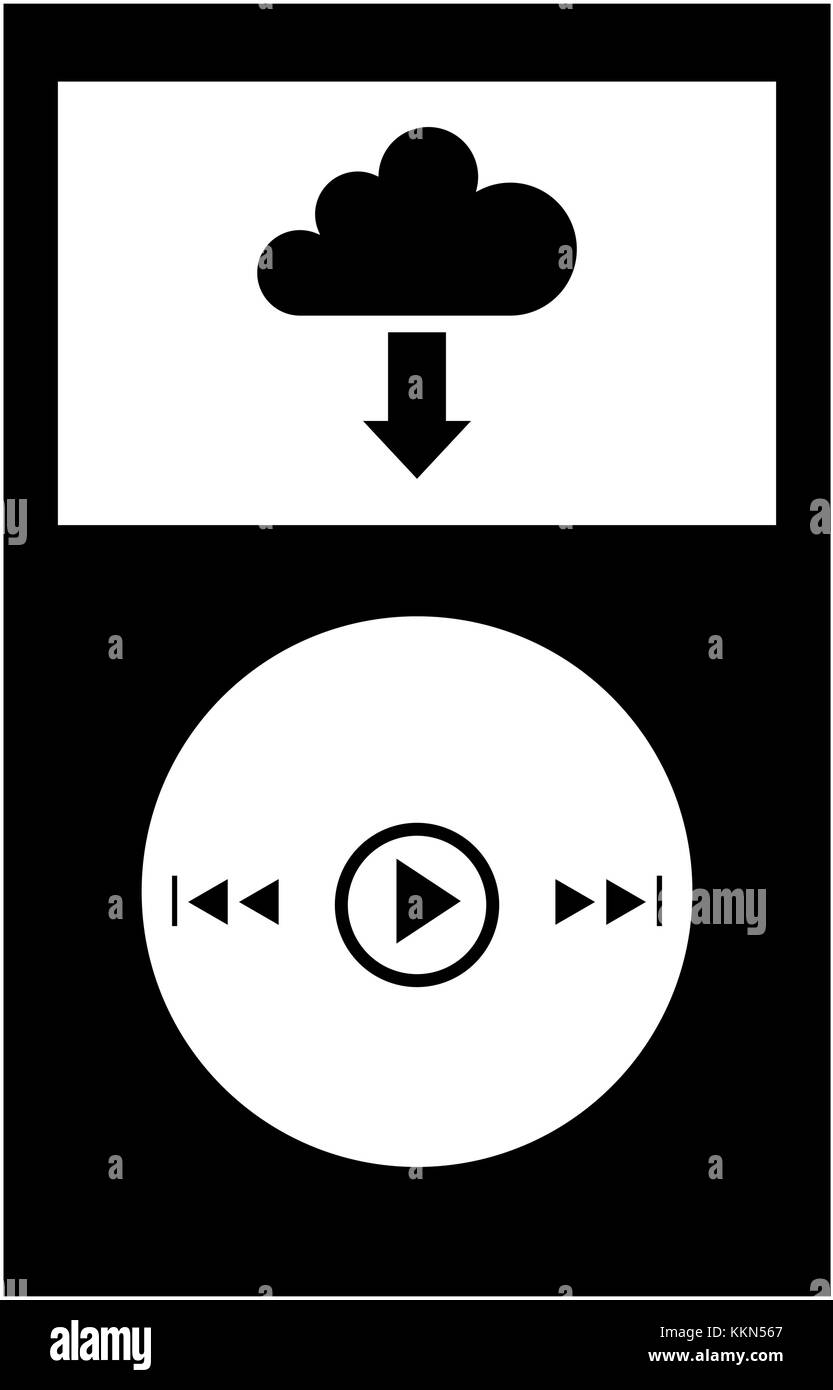 mp3 player music device vector illustration design Stock Vector Image ...