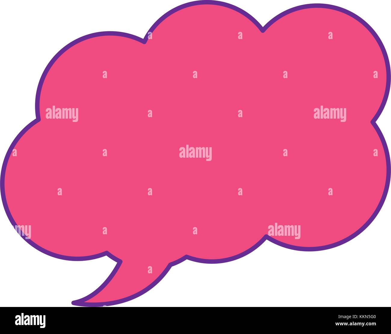 pink speech bubble message dialog chat Stock Vector Image & Art - Alamy