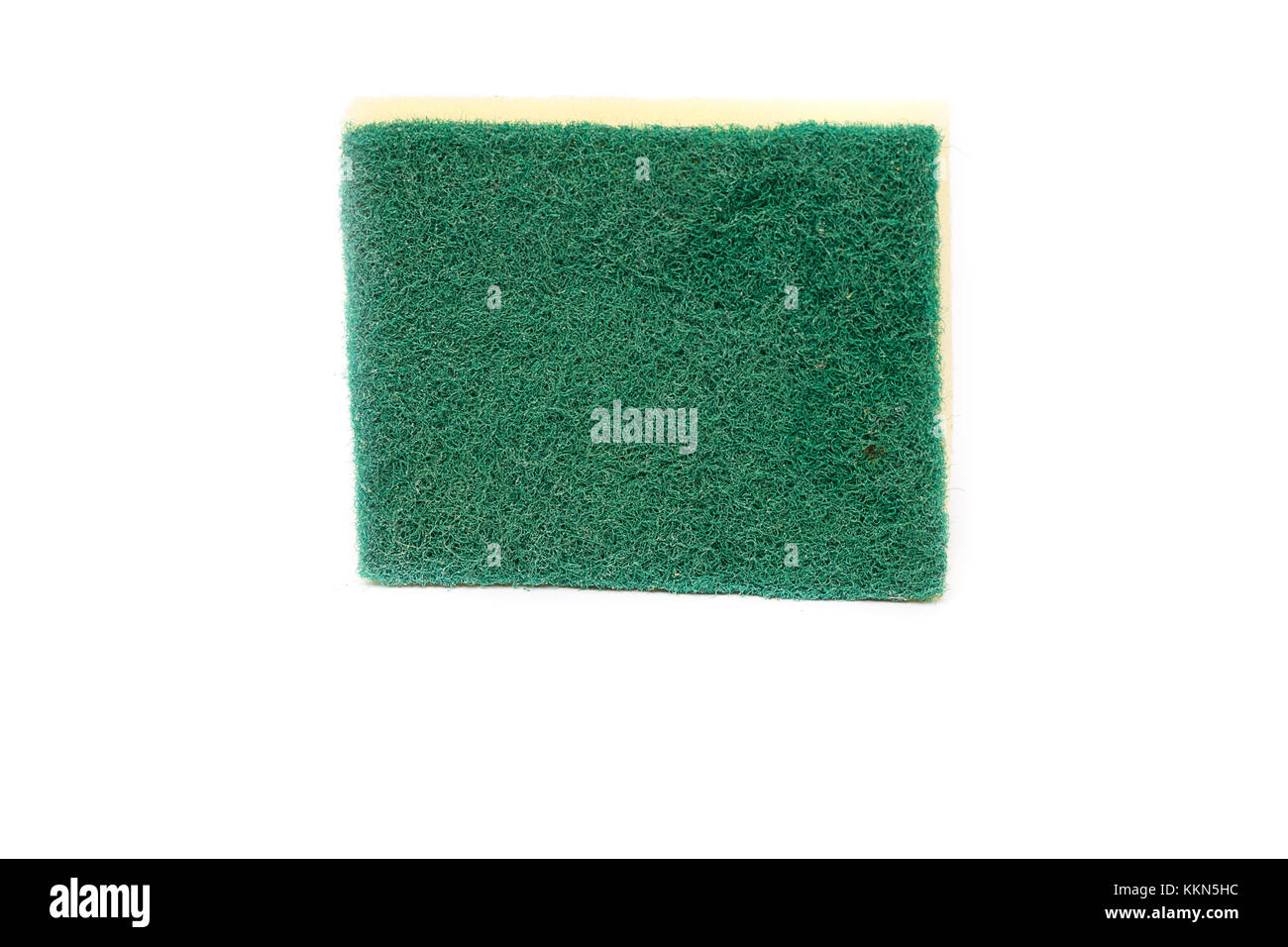 Dishwashing sponge on white background(Scotch-Brite Stock Photo - Alamy