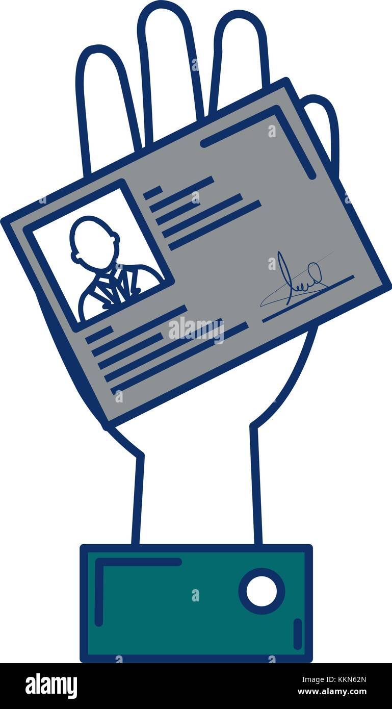 Hand licence Stock Vector Images - Alamy