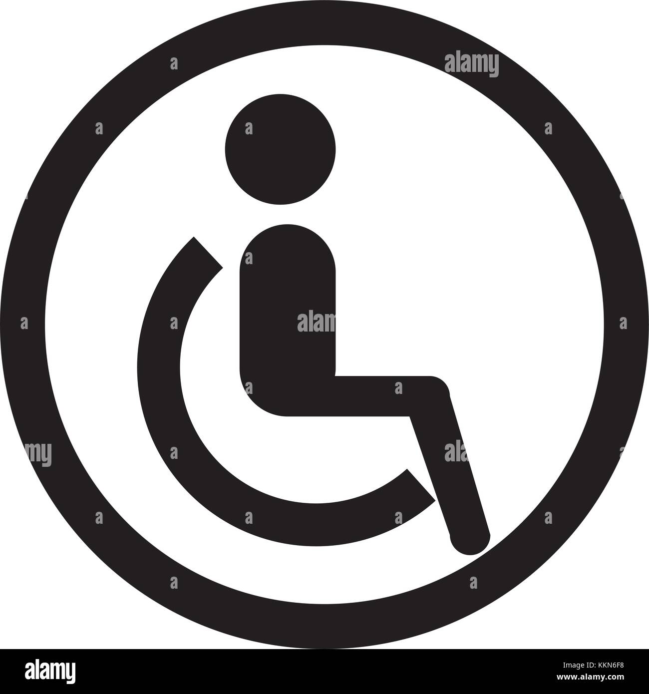 disable person silhouette icon vector illustration design Stock Vector ...