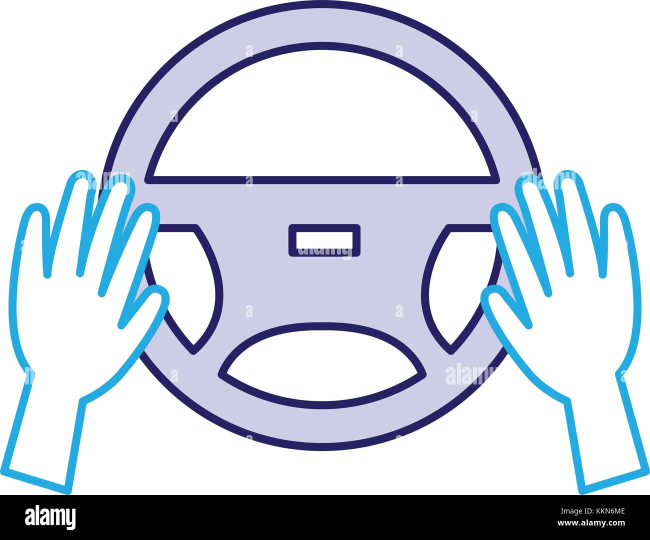 hands driver with steering wheel Stock Vector Image & Art - Alamy