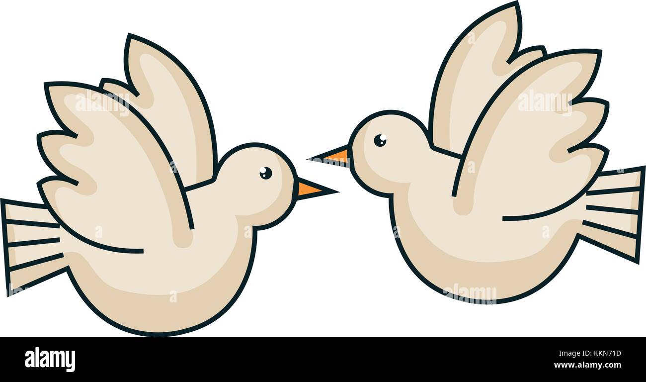 peace doves flying icon Stock Vector Image & Art - Alamy