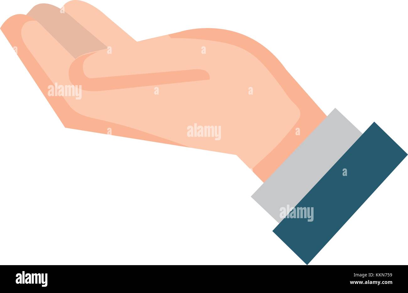 Donate icon man hand Cut Out Stock Images & Pictures - Alamy