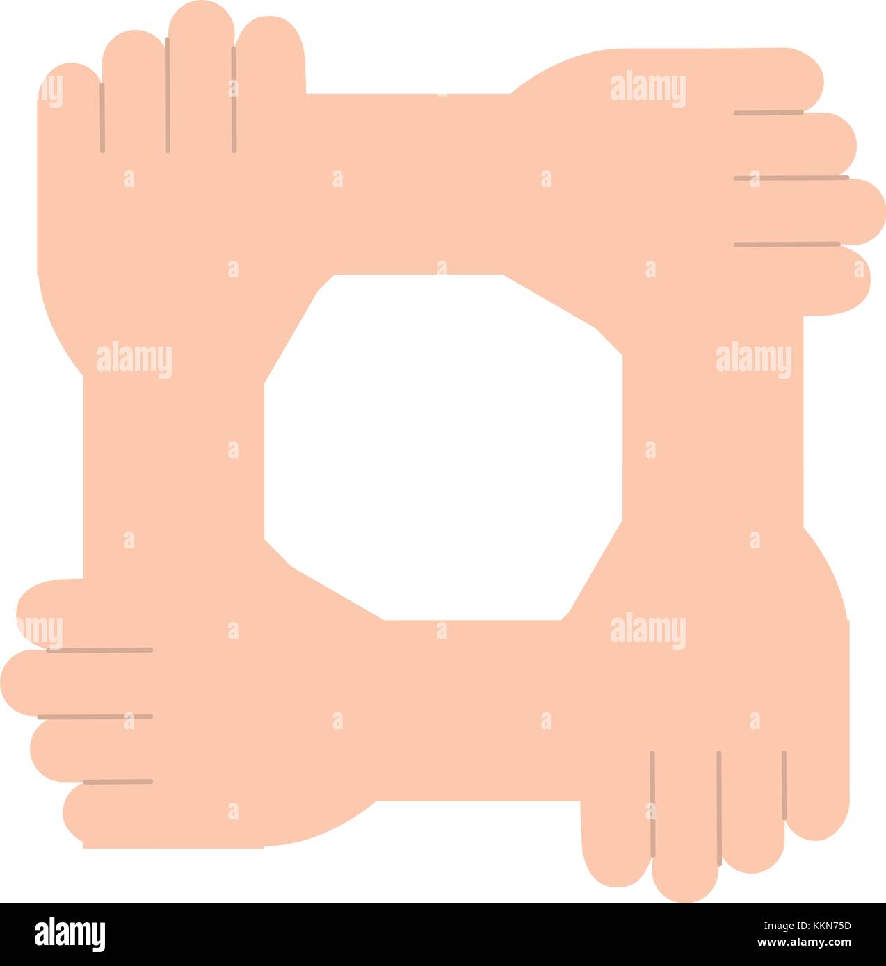 Unite friends Stock Vector Images - Alamy