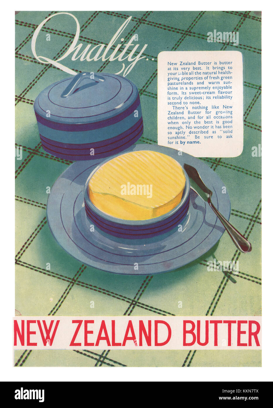 Butter advert hi-res stock photography and images - Alamy