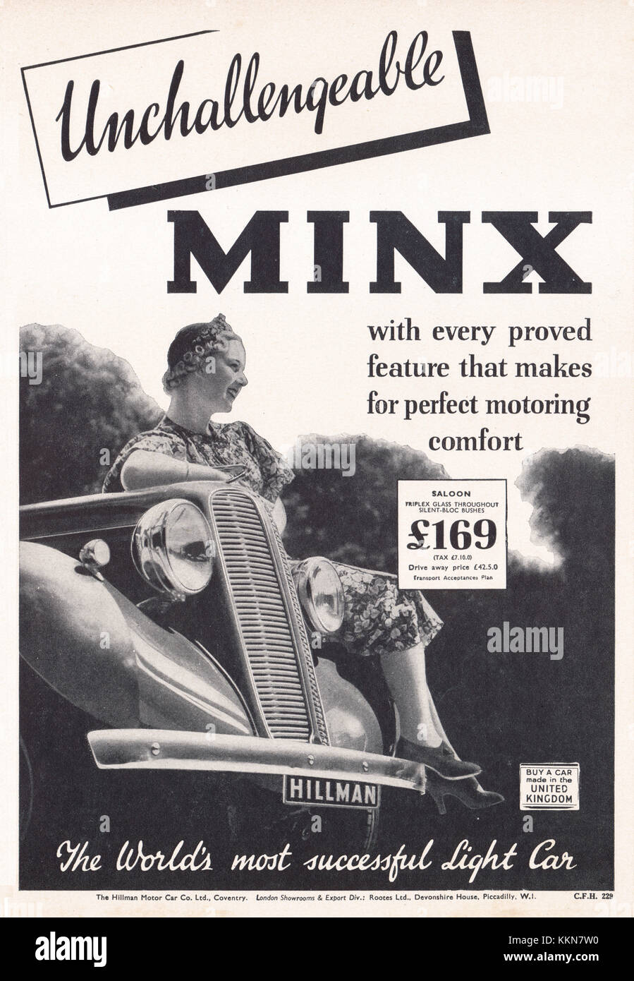 1938 UK Magazine Hillman Minx Car Advert Stock Photo - Alamy 1938 UK Magazine Hillman Minx Car Advert Stock Photo - Alamy