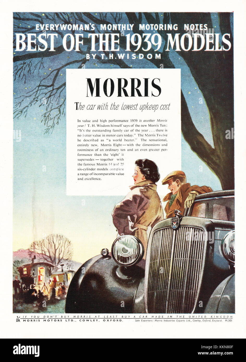 1938 UK Magazine MG Car Advert Stock Photo - Alamy