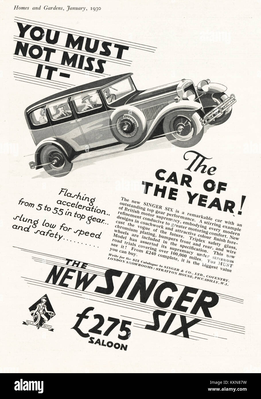 Singer car hi-res stock photography and images - Alamy