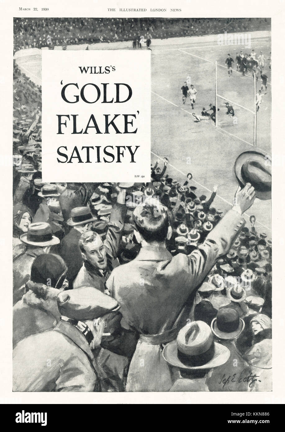1930 UK Magazine Gold Flake Cigarette Advert Stock Photo - Alamy