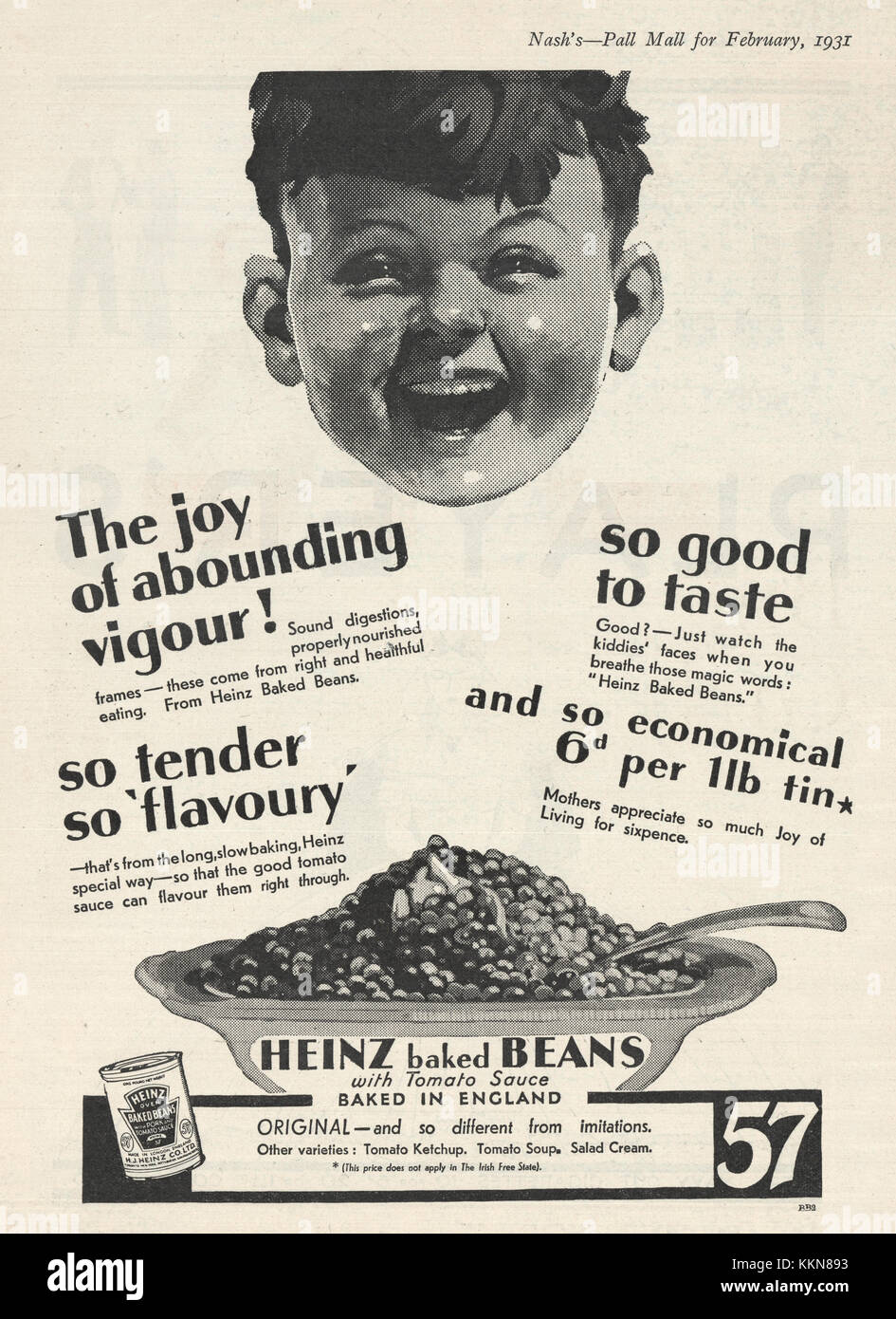 Heinz advert beans hi-res stock photography and images - Alamy