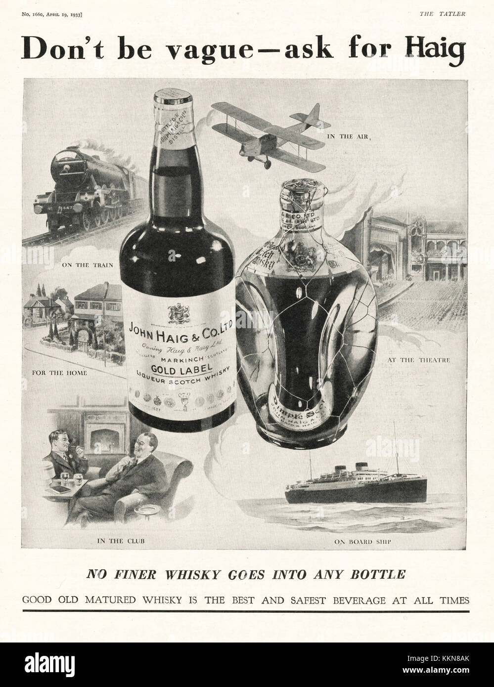 Haig Whisky Advertisement High Resolution Stock Photography and Images ...