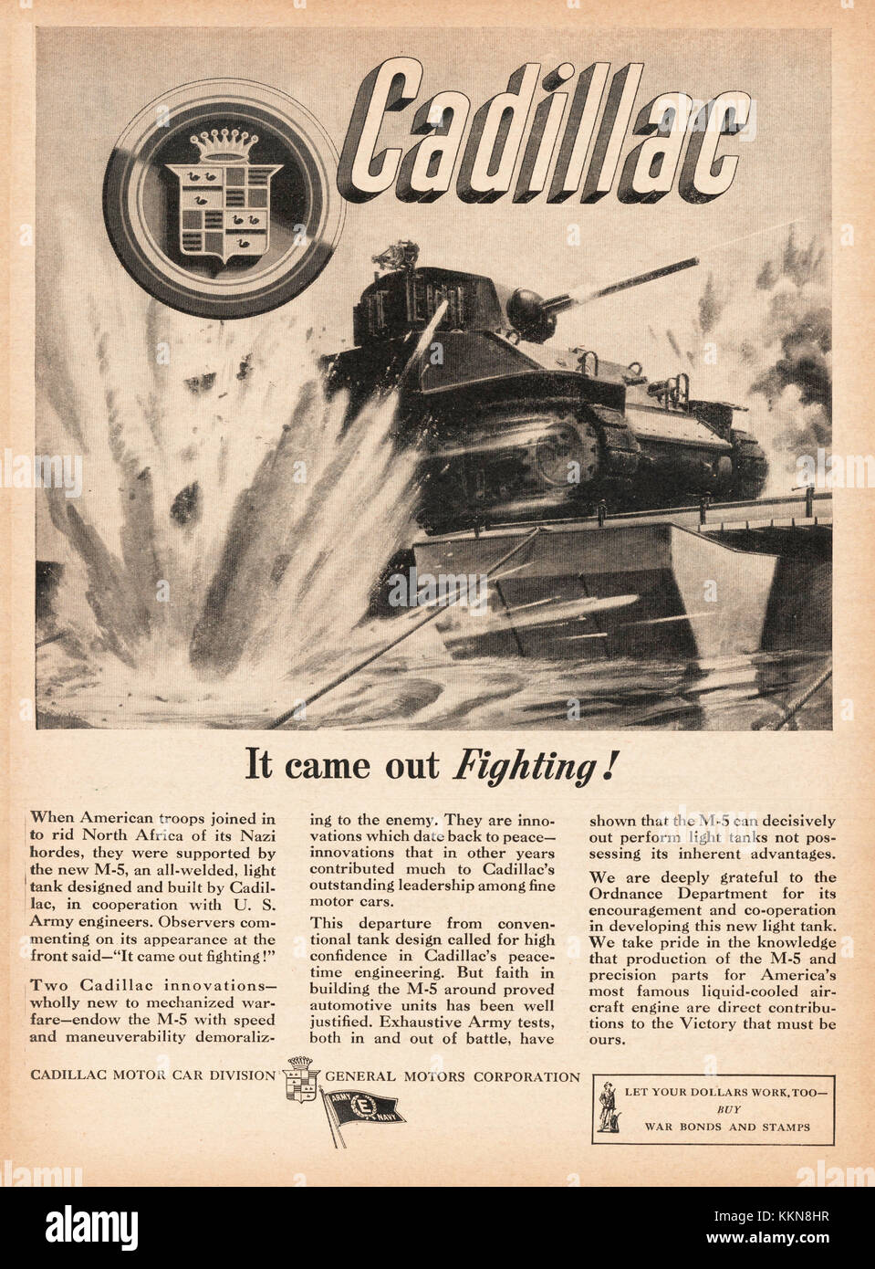 Cadillac m5 tank hi-res stock photography and images - Alamy