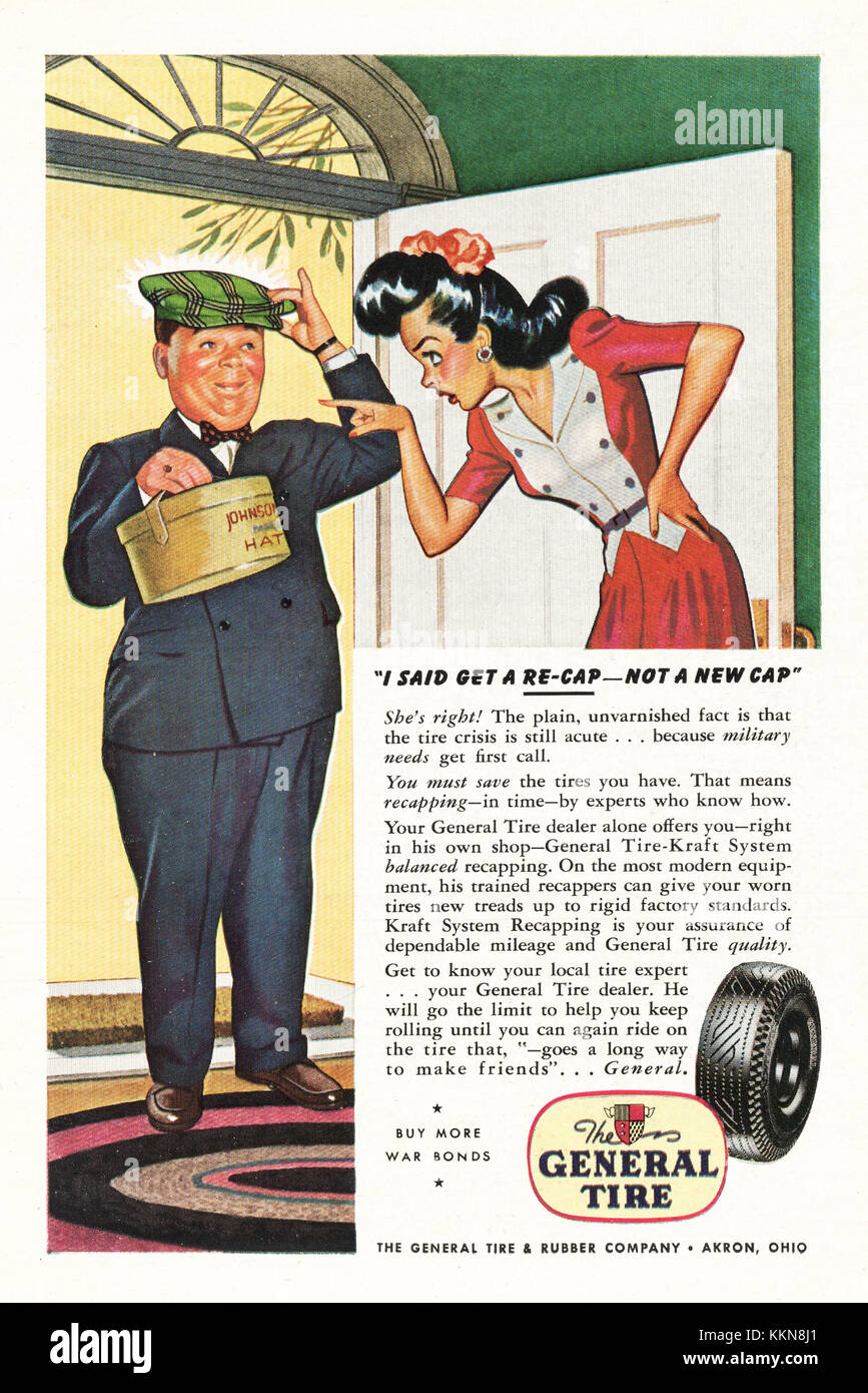 Automobile advertisement 1943 hi-res stock photography and images - Alamy