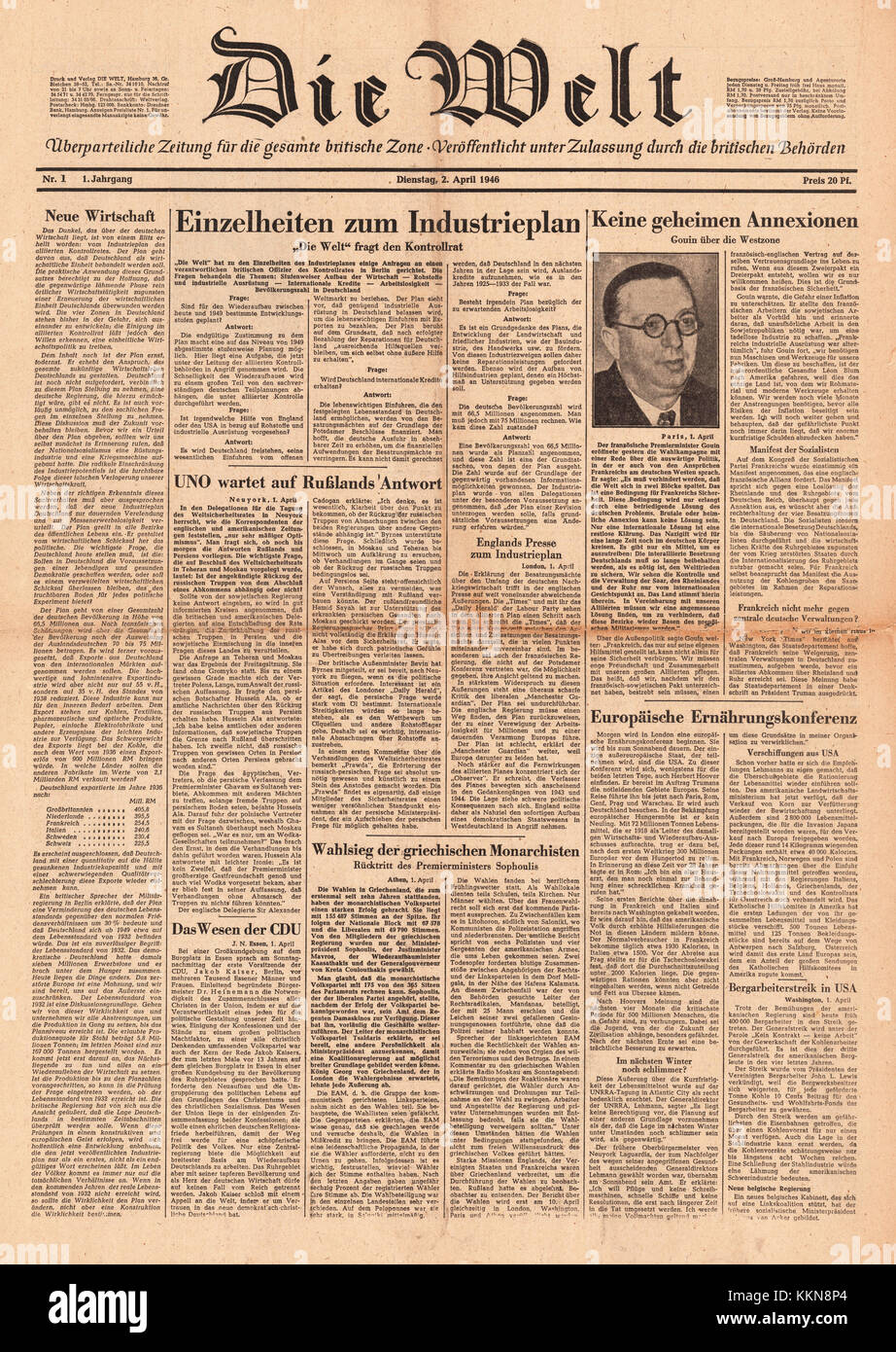 Die Welt Newspaper High Resolution Stock Photography and Images - Alamy