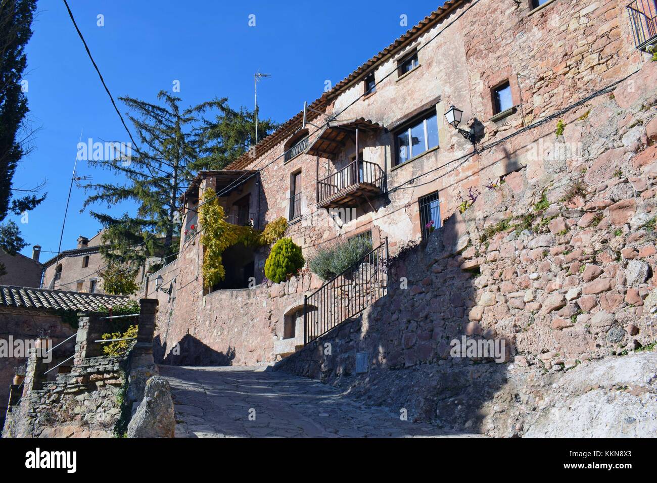 Mura medieval city in Barcelona Stock Photo - Alamy