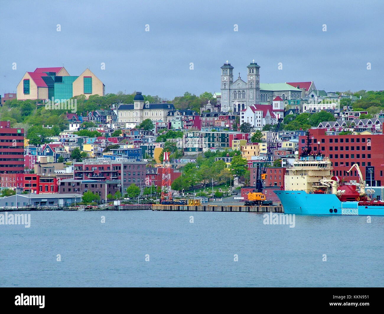 St. John's Harbour in Newfoundland Stock Photo - Alamy